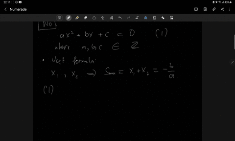 SOLVED:Answer each question. Is it possible for the solution set of a quadratic equation with ...