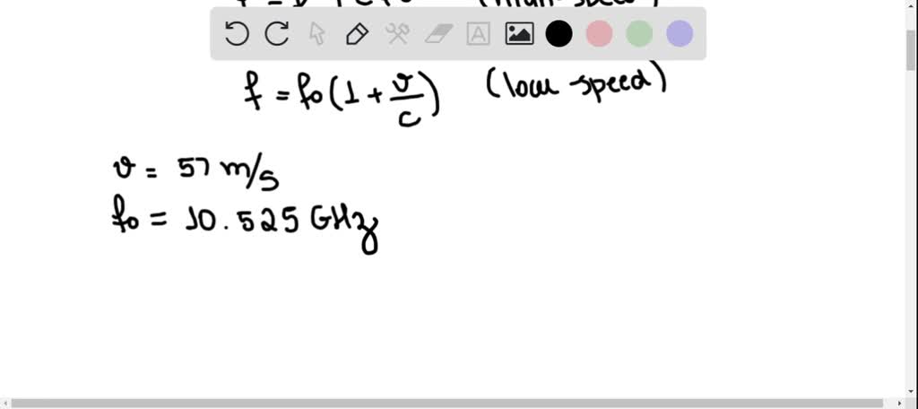 ⏩SOLVED:Which principle can we use to determine the frequency fD ...