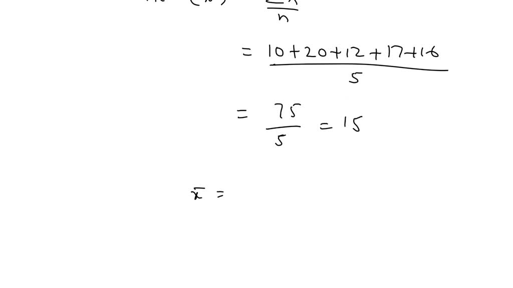 ⏩SOLVED:Consider a sample with data values of 10,20,12,17, and 16 .… | Numerade