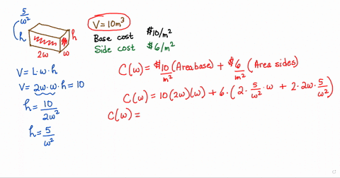 SOLVED:If 1200 cm^2 of material is available to make a box with a square base and an open top ...
