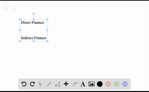 SOLVED:What is the difference between direct finance and indirect ...