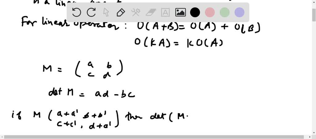 SOLVED:Design and test a routine which finds the determinant of an NxN ...