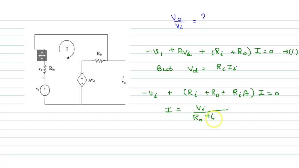 SOLVED:Design the cascade inverting op-amp circuit in Figure P 9.16 such that the overall closed ...