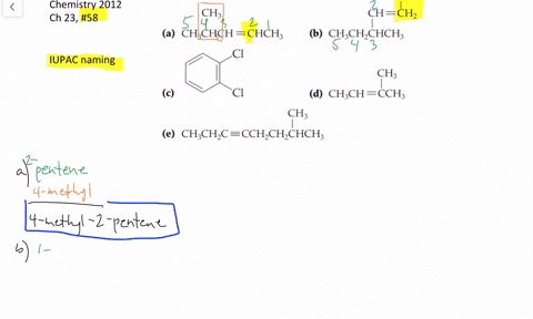 SOLVED:Give IUPAC names for the following compounds. Where stereochemistry is shown, include a ...