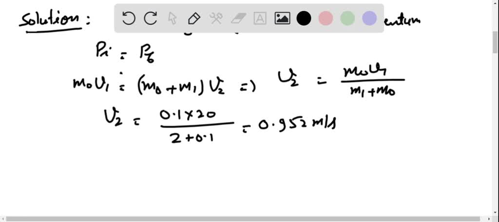 SOLVED:A 2.00-kg object hangs, at rest, on a 1.00-m-long string attached to the ceiling. A 100 ...