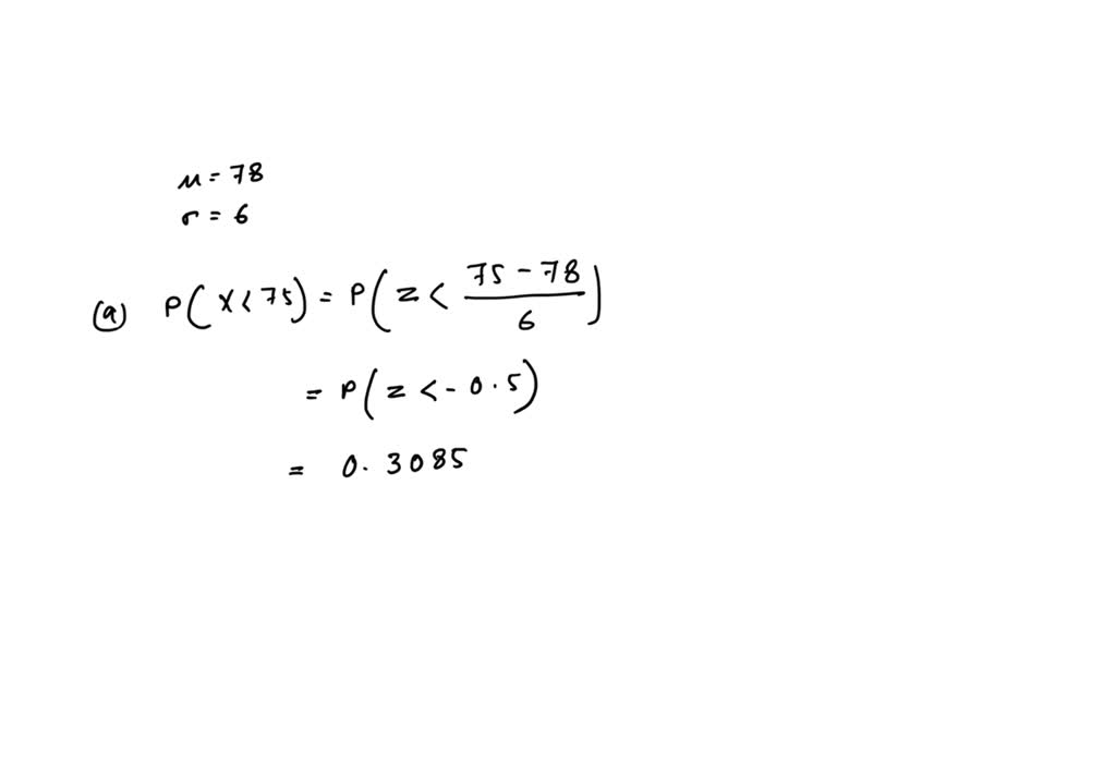 SOLVED The Marks On A Statistics Mid semester Exam Are Normally solved-the-marks-on-a-statistics-mid-semester-exam-are-normally