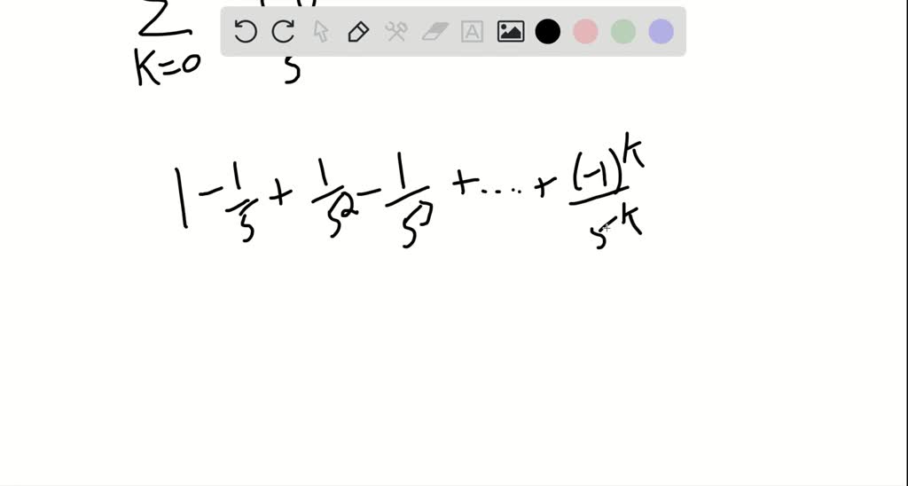 Use Theorem 1 to calculate the sum of the convergent series. ∑k=0^x[(1 ...