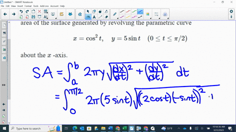 SOLVED:Use Formulas (A) and (B) from Exercises 31 and 32 . Use a CAS to find the area of the ...