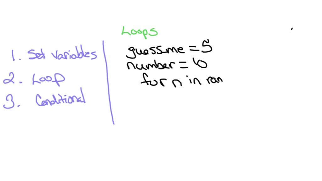 Solvedassign The Value 5 To The Variable Guessme Use A For Loop To Iterate A Variable Called