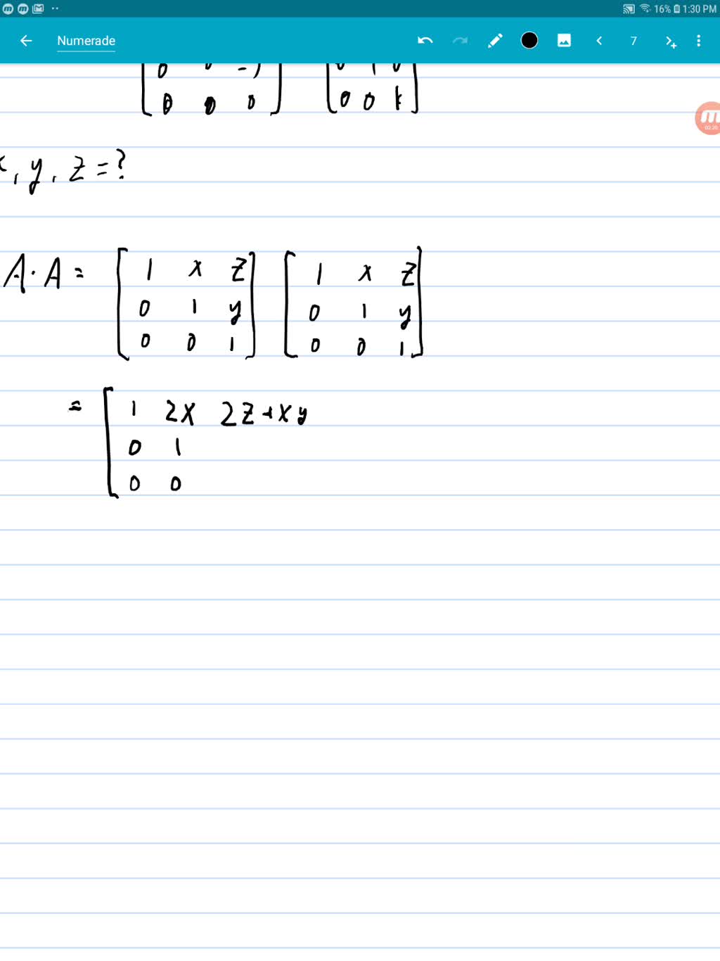 Find The Power Of A For The Matrix A left begin 