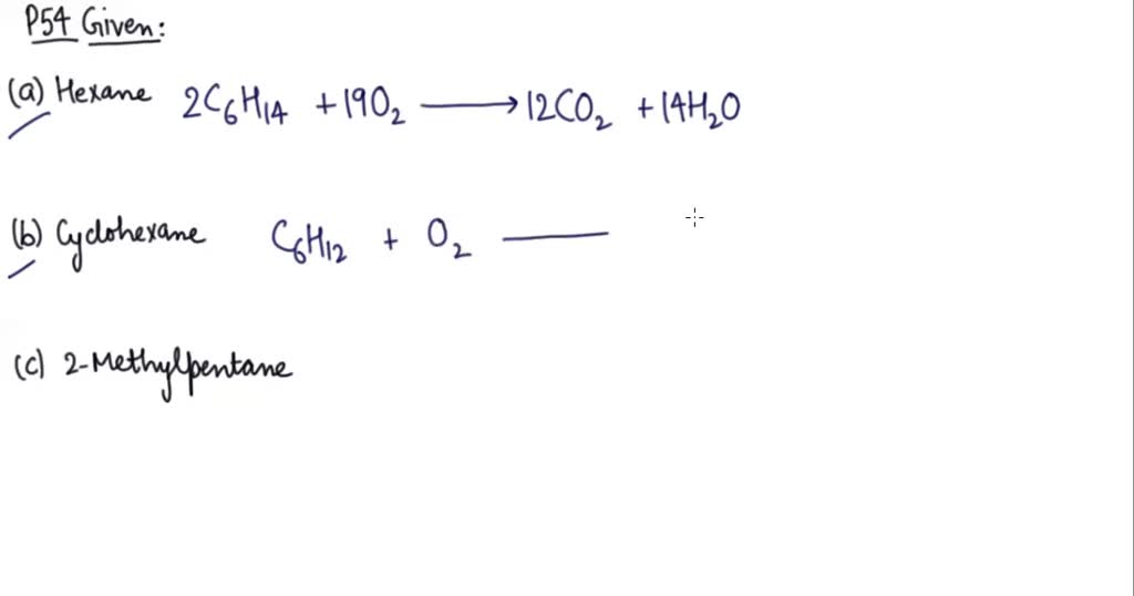 SOLVED:Complete and balance the following combustion reactions. Assume ...