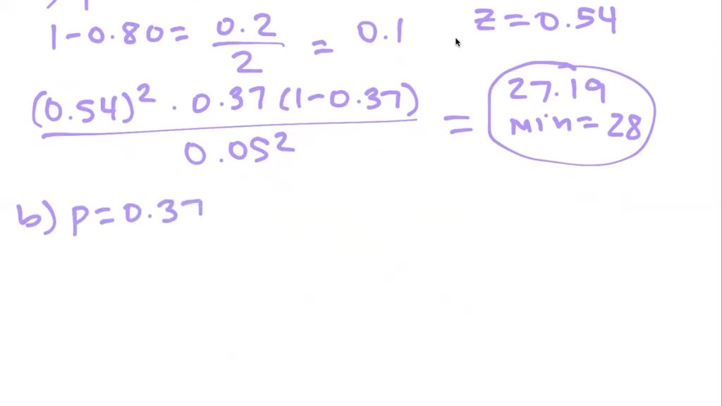 Assume That Sample Is Used To Estimate Population Pr SolvedLib Assume That Sample Is Used To Estimate Population Pr SolvedLib