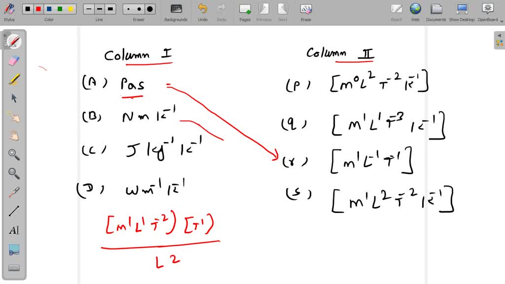 SOLVED:Match the Column I with Column II. (a) A-q, B-p, C-r, D-s (b) A ...