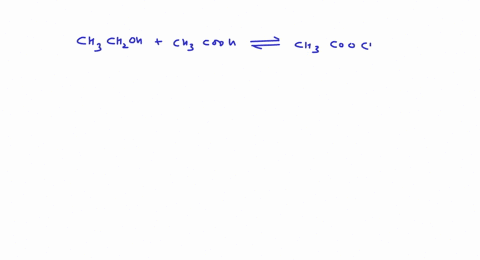 SOLVED:The yield of ester in esterification can be increased by CH3 CH2 ...