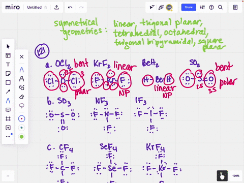 SOLVED:Write Lewis structures and predict the molecular structures of ...