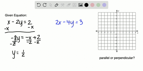 SOLVED:For the equations x+y=4,2 x-2 y=4, draw the row picture (two intersecting lines) and the ...
