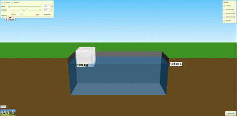 Visit this PhET density simulation (http://openst…