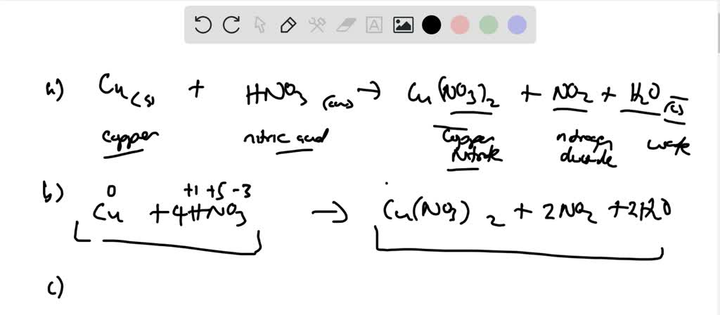 SOLVED: In the penny reaction shown below, what chemical is produced ...