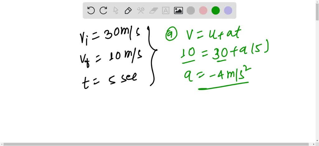 ⏩SOLVED:A car is moving along a straight road according to the… | Numerade