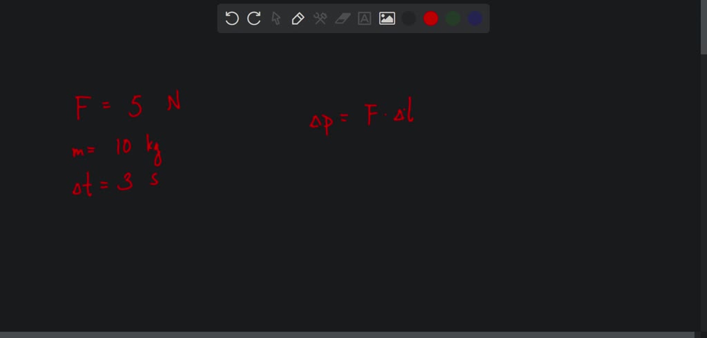 Solved A 10 Kg Object Moving At 5 M S Has An Impulse Acted On It