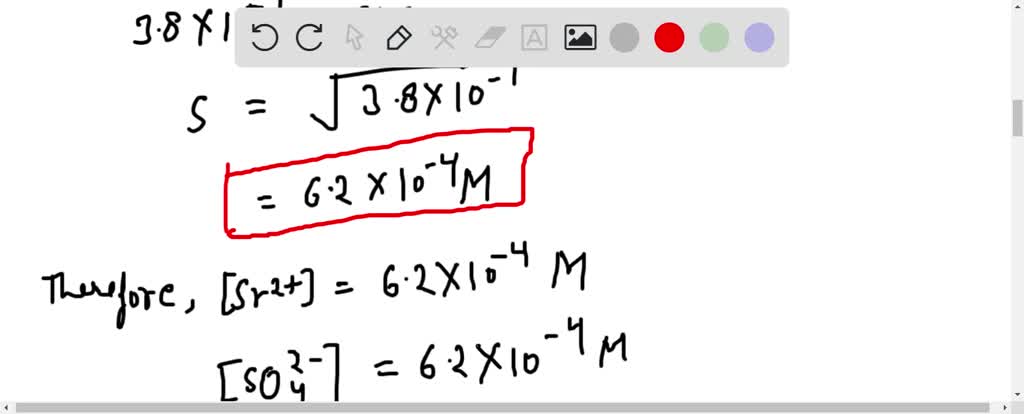 SOLVED:Look up the Ksp values for BaSO4 and SrSO4 in Table 17.4 ...