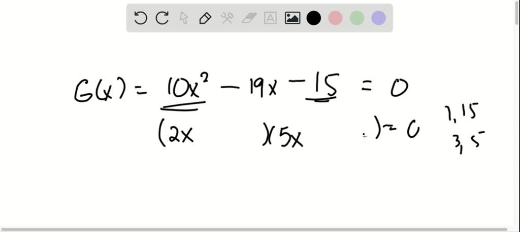 ⏩SOLVED:Find the real zeros of each quadratic function using any… | Numerade