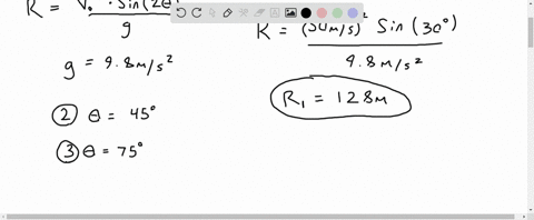 SOLVED:Verify the ranges shown for the projectiles in Figure 3.40(b) for an initial velocity of ...