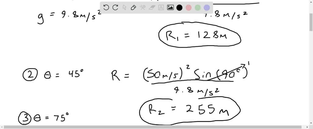 SOLVED:Verify the ranges shown for the projectiles in Figure 3.40(b) for an initial velocity of ...