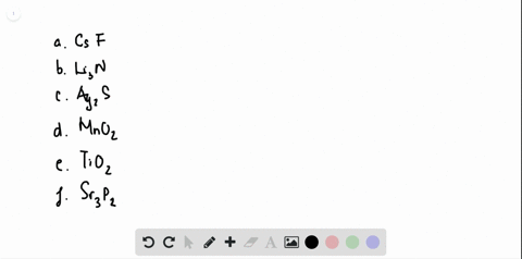 SOLVED:Identify the metal-containing compounds A, B, C, and D in the following array of ...