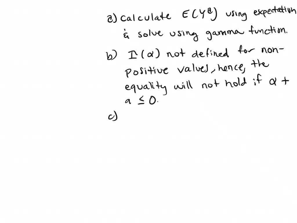 ⏩SOLVED:Suppose that Y has a gamma distribution with parameters αand… | Numerade