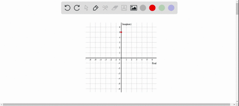 SOLVED:In Exercises 65-70 , determine the complex number shown in the complex plane. graph can't ...