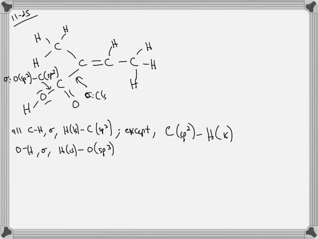 SOLVED:Angelic acid, shown below, occurs in sumbol root, a herb used as ...
