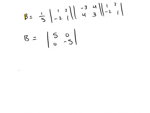 SOLVED:In Exercises 19 through 24, find the matrix B of the linear ...