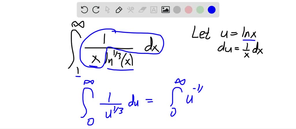 SOLVED:The given integral is improper both because the interval of integration is unbounded and ...