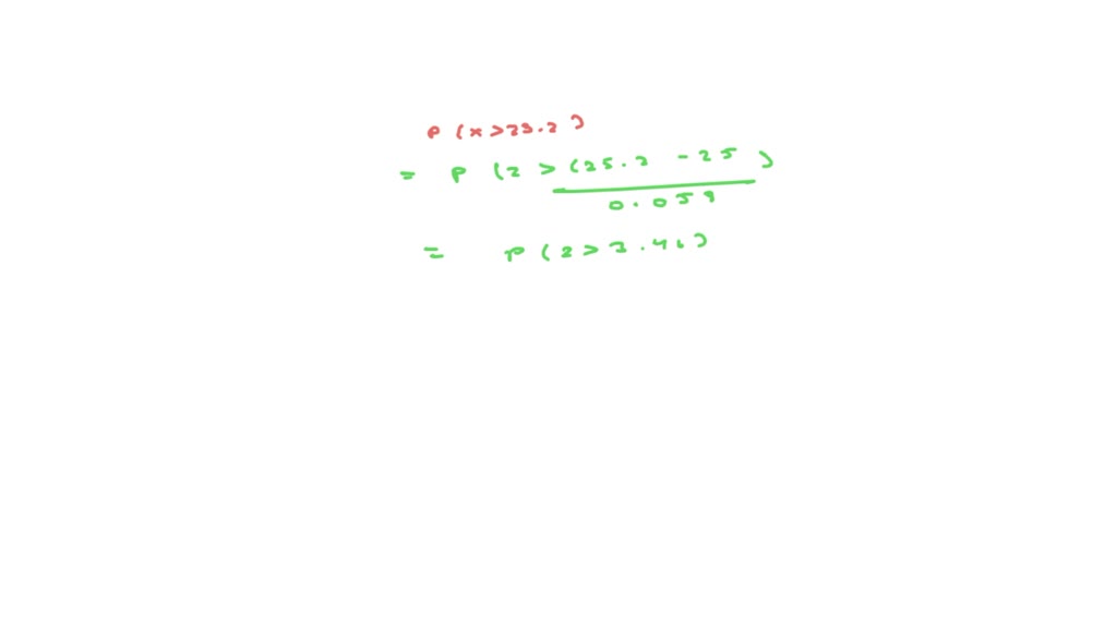 ⏩SOLVED:Find the probability that the mean actual weight for the 100 ...