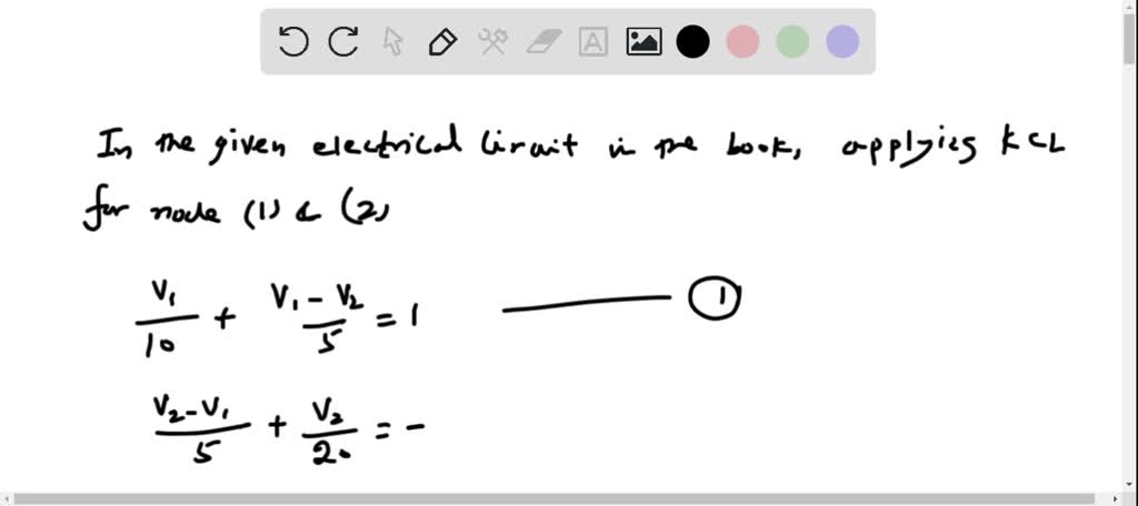 SOLVED:Solve for the values of the node voltages shown in Figure P 2.56 . Then, find the value of ix