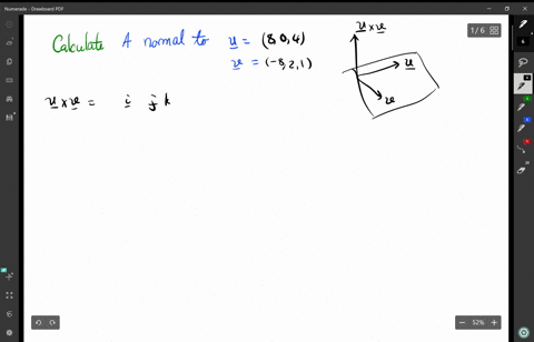 SOLVED:Normal vectors Find a vector normal to the given vectors. 8,0,4 ...