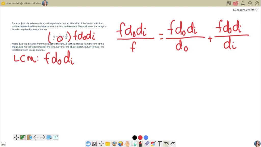 ⏩SOLVED:The distance between an object and its image formed by a… | Numerade