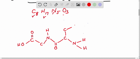 SOLVED:Write structural formulas for the following dipeptides. a ...
