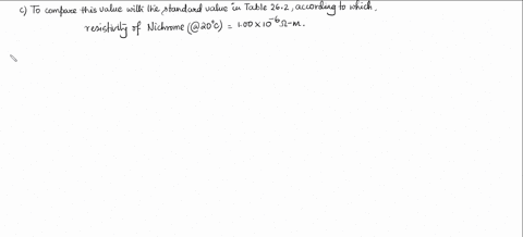 SOLVED:An experiment is conducted to measure the electrical resistivity ...