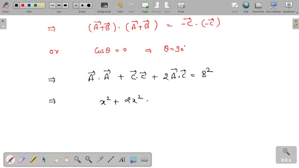 SOLVED:If 𝐀 and 𝐁 are vectors, then 𝐁 ·(𝐁 ×𝐀) is equal to: (A) A (B) B ...
