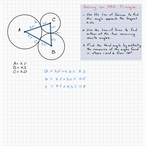 SOLVED:In Exercises 33-34, the three circles are arranged so that they ...