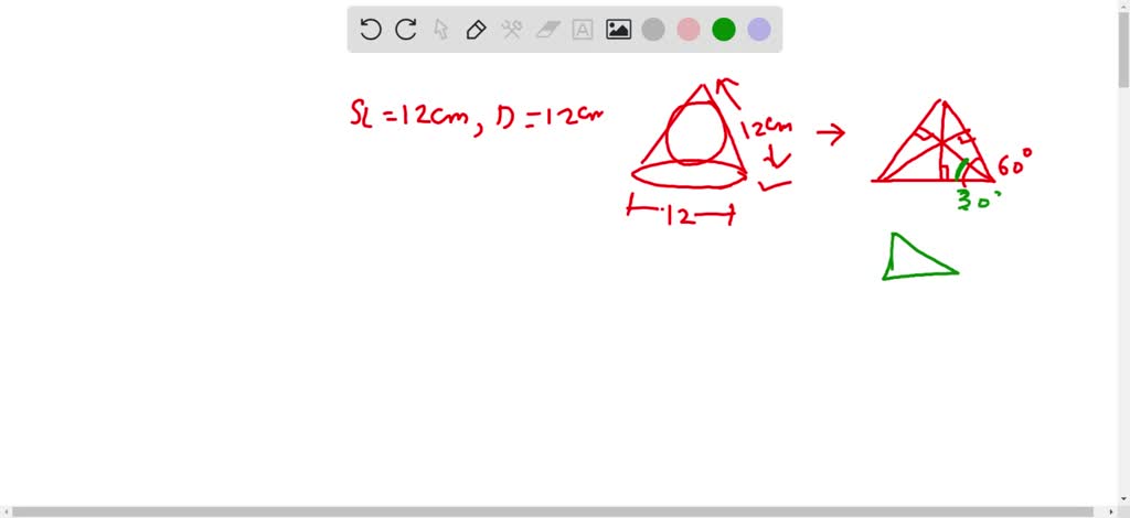 A sphere is inscribed in a right circular cone whose slant height has a ...