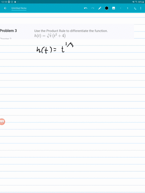 Solveduse The Product Rule To Differentiate The Function Ht√tt24