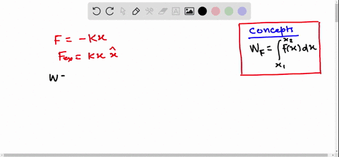 SOLVED:An ideal spring has the spring constant k=440 . N / m ...