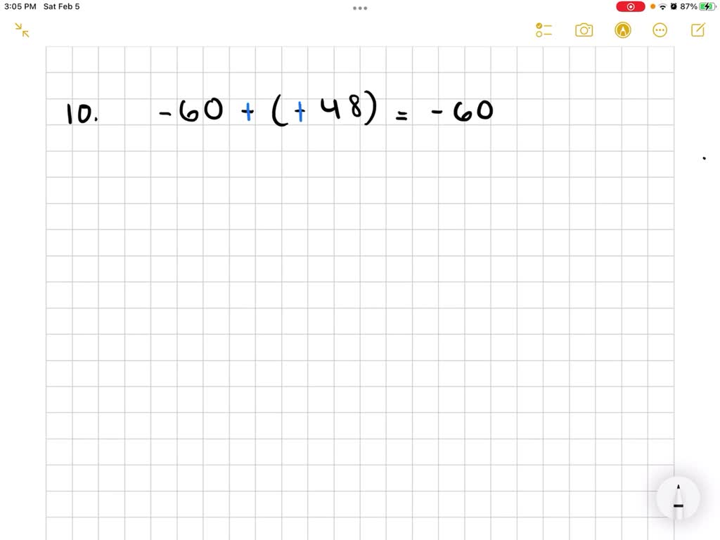 Subtract by adding the opposite. -48-(-80) | Numerade