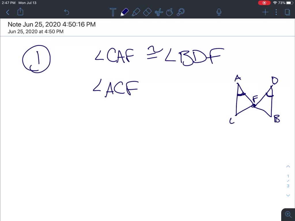 SOLVED:Identify the corresponding congruent angles and sides and the ...
