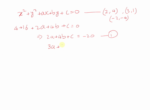 SOLVED:Given three noncollinear points, there is one and only one circle that passes through ...