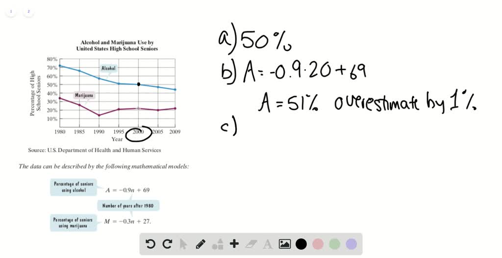SOLVED:Use this information to solve Exercises 55–56. a. Use the ...