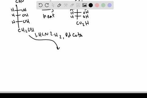 SOLVED:A D-aldohexose 𝐀 is formed from an aldopentose 𝐁 by the Kiliani ...